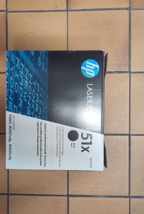 Cartouche HP 51X Noire, Neuve (Neu und originalverpackt) in Estavayer ...