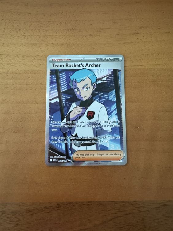 Pokemon DRI EN Team Rocket‘s Archer 223/182 (Neu (gemäss Beschreibung ...