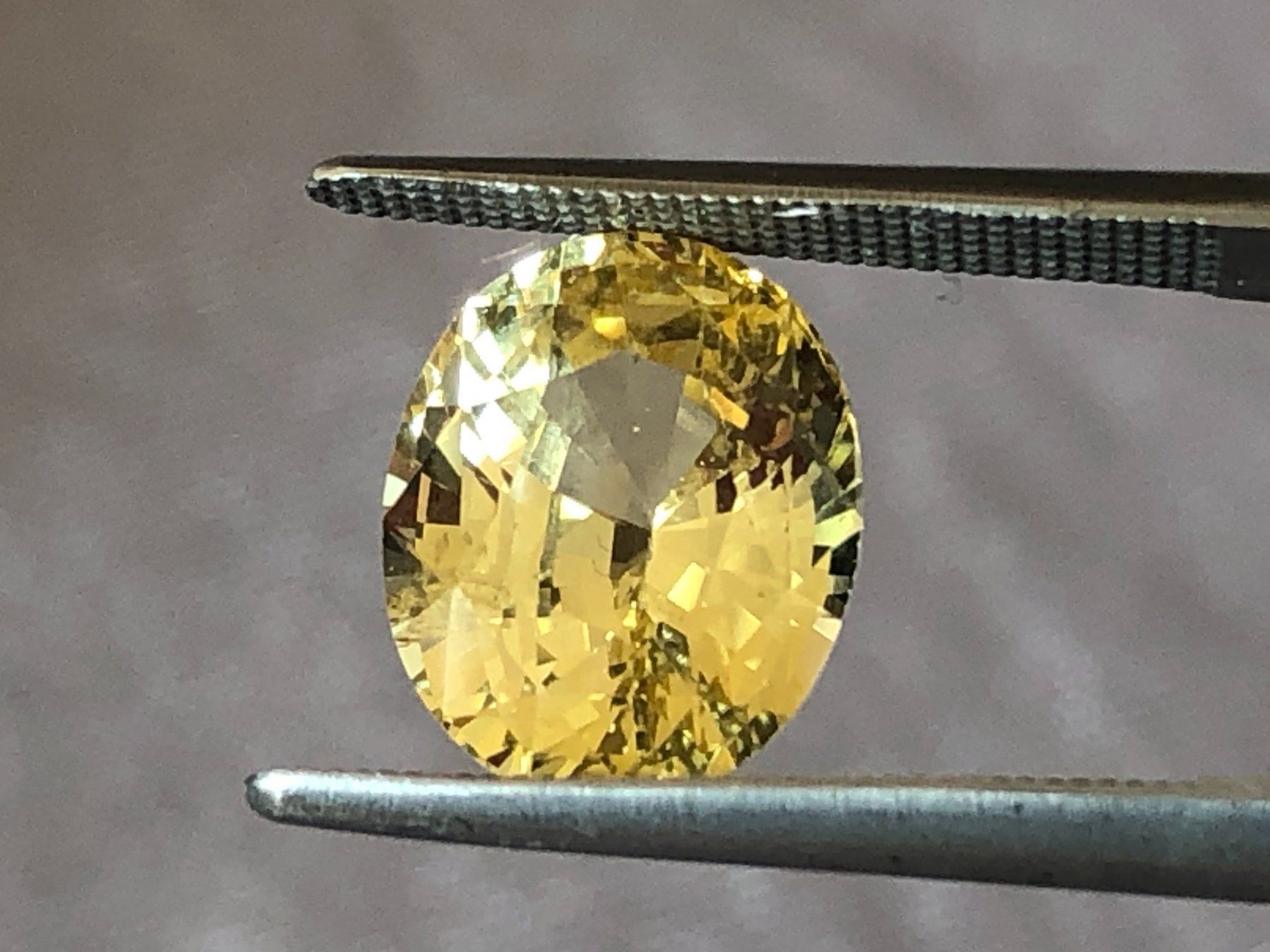 SAPHIR (N)= unbehandelt gelb 6.10cts aus Sri Lanka 🇱🇰 💎 (Neu (gemäss ...