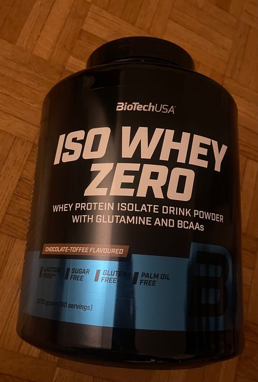 BioTechUSA Iso Whey Zero - Protein Powder - Schoko-Toffee (Neu (gemäss ...