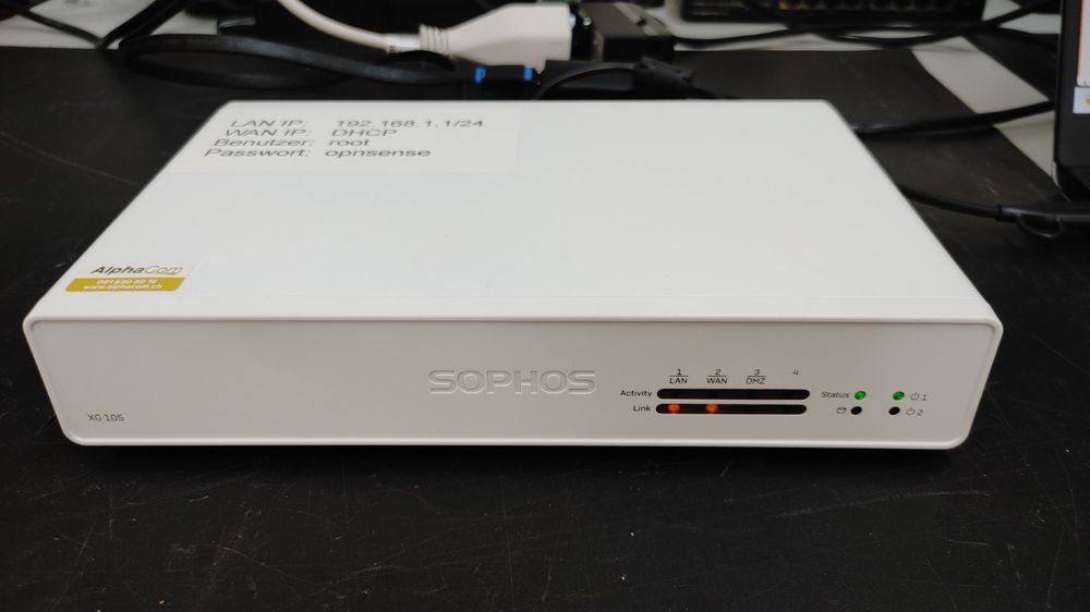 Sophos XG 105 mit OPNsense | Kaufen auf Ricardo