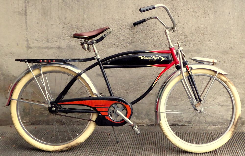 vintage WESTERN FLYER Cruiser Velo - Schwinn Rockabilly (Gebraucht) in ...