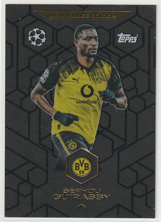 Topps Match Attax 25/26 Serhou Guirassy Black Edge Edition (Neu (gemäss ...