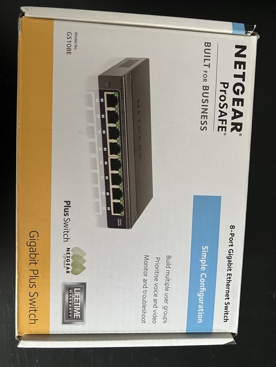 Netgear prosafe GS108E | Kaufen auf Ricardo