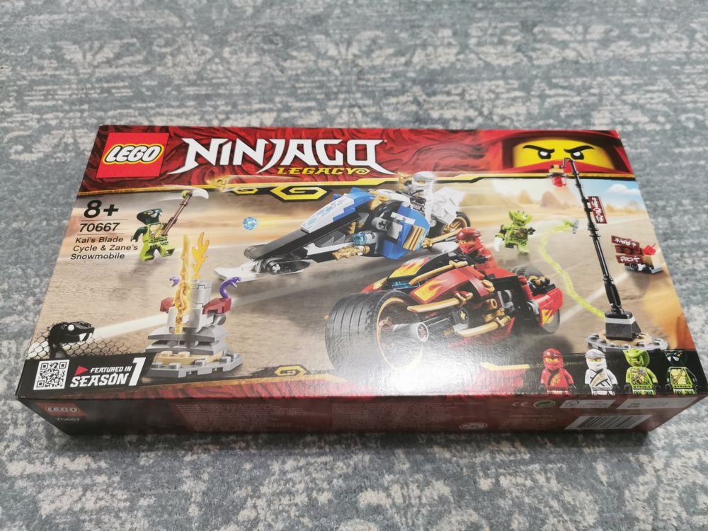 Lego 70667 Ninjago „Kais Feuer-Bike & Zanes Schneemobil (Neu und ...
