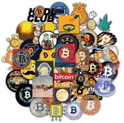 Sticker Set - Bitcoin BTC (50 Stk.) (Neu und originalverpackt) in Buchs ...