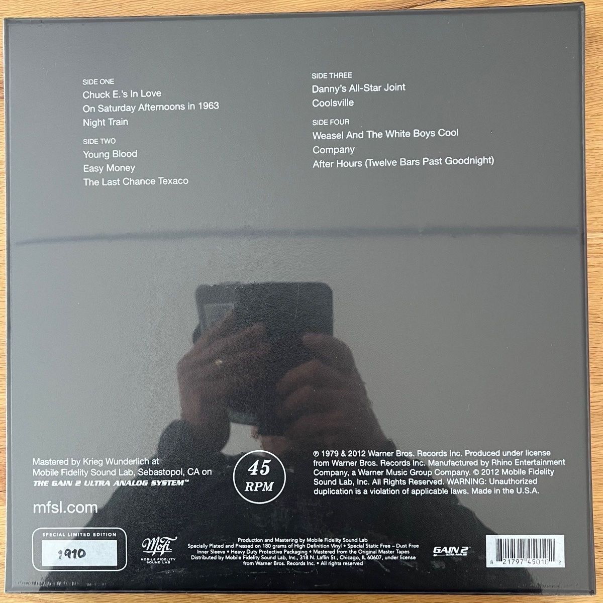 Rickie Lee Jones - Same / Audiophile MFSL Box - US 2013 (Neu und ...