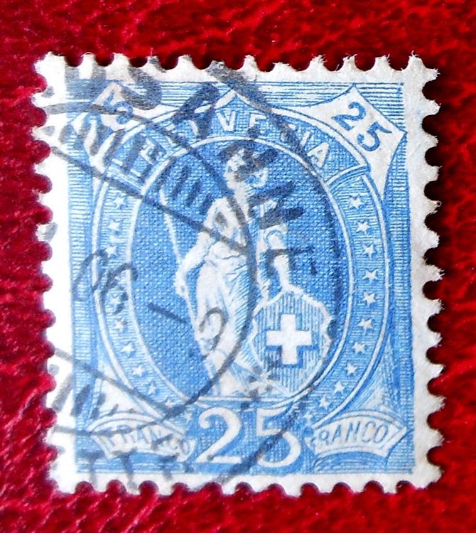 HELVETIA DEBOUT : No 87A OBLITERE (Gebraucht) in Lausanne für CHF 2.8 – mit Lieferung auf ...