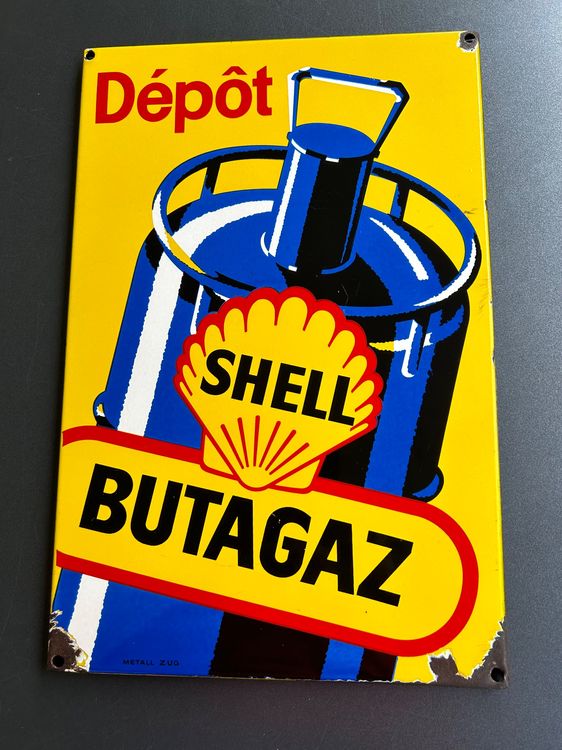 Emailschild Depot Shell Butagaz (Gebraucht) in Bern für CHF 170 – mit ...