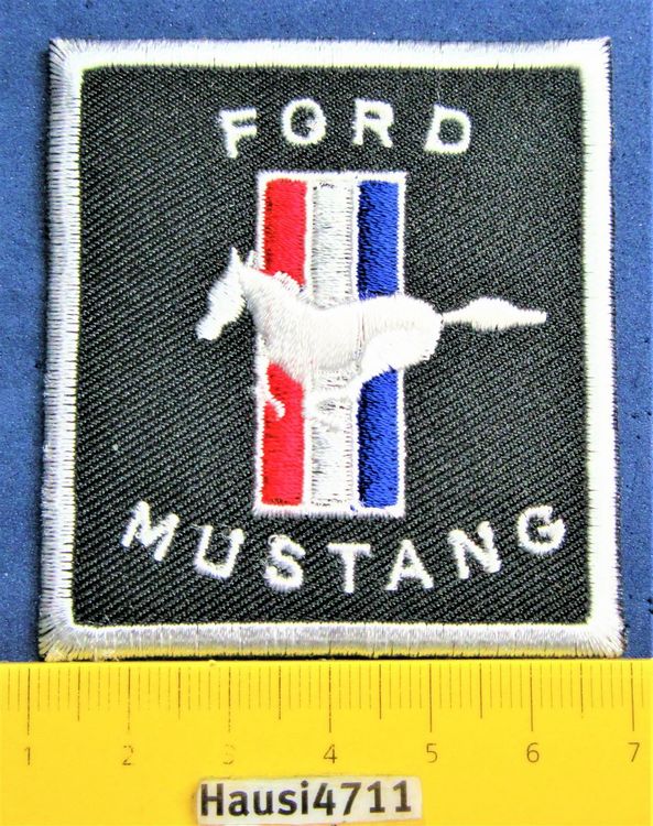 MUSTANG FORD 6X6cm AUTO AUFNäHER PATCH (Neu (gemäss Beschreibung)) in ...