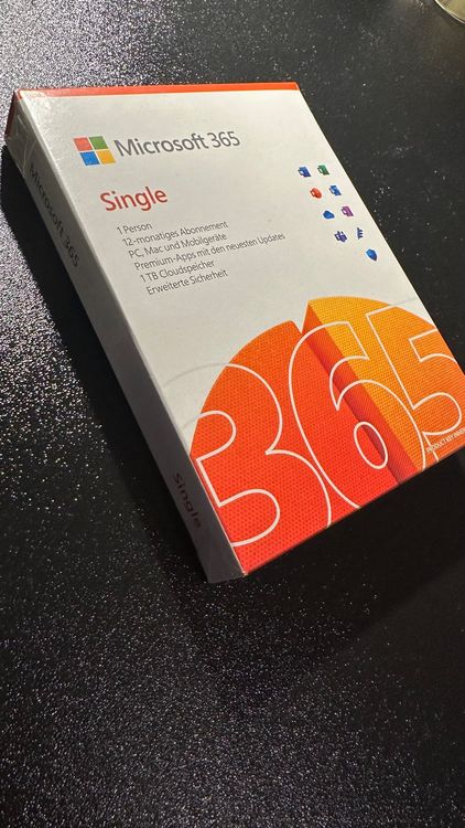 Microsoft 365 Single DE (Neu und originalverpackt) in Dietikon für CHF ...