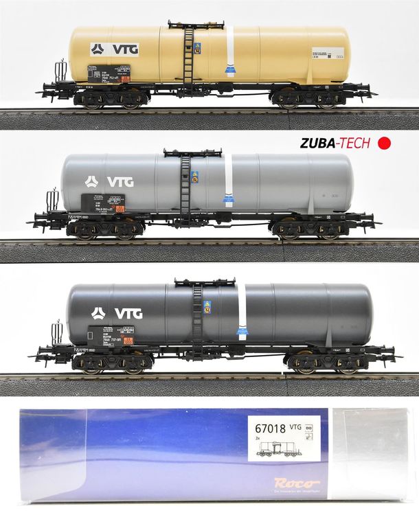 Roco 67018 Kesselwagen-Set 3-tlg H0 OVP (Gebraucht) in St. Gallen für ...