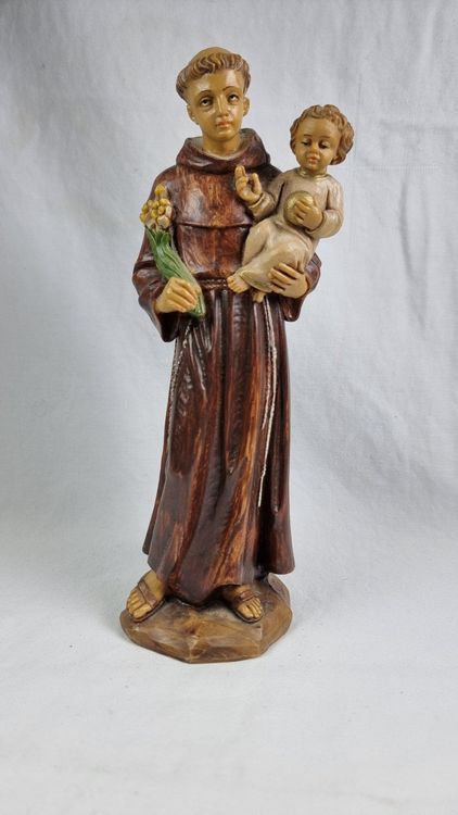Antike Heiligen Antonius Statue Figurine | Kaufen auf Ricardo