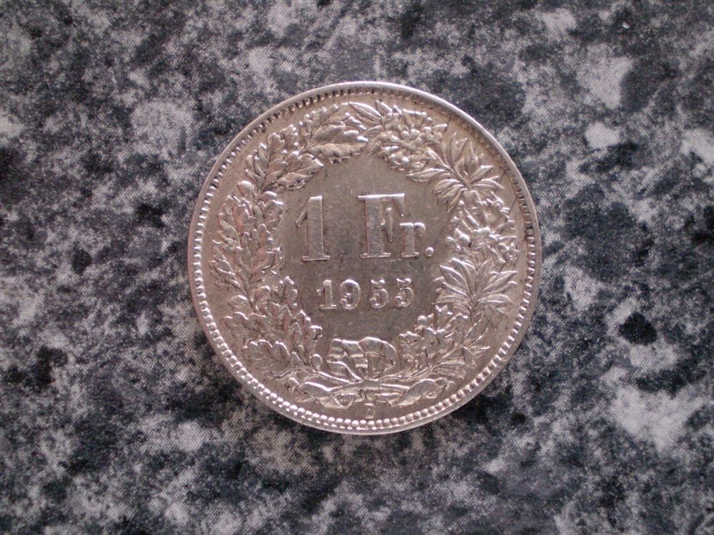 1 Fr. 1955 !!! sehr Rar !!! ab 1.- !!! | Kaufen auf Ricardo