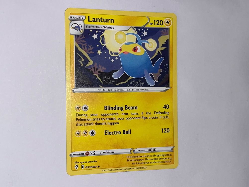 Pokemon Lanturn 053/203 (Gebraucht) in Oberegg für CHF 0.2 – mit ...