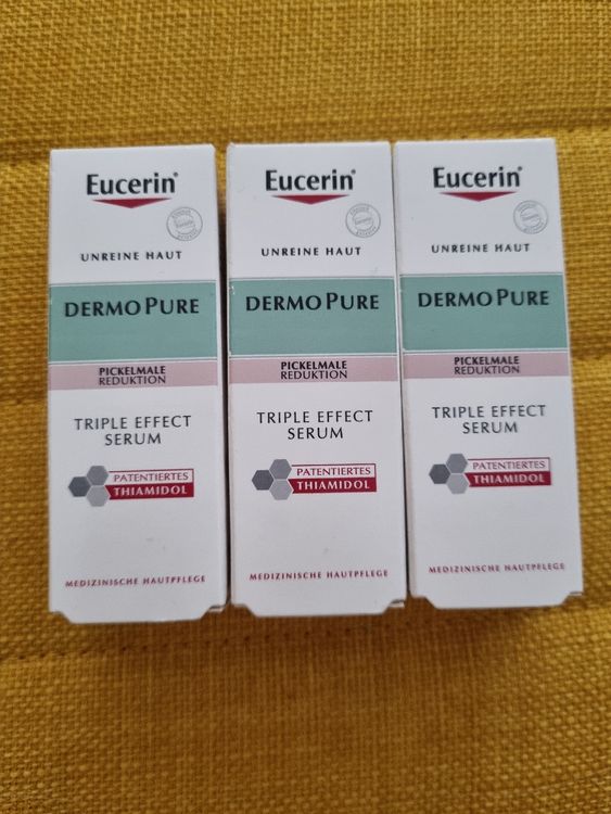 Eucerin DERMO PURE Triple Effect Serum, 3x7ml, neu mit OVP (Neu und ...