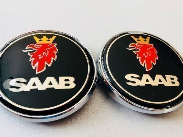 Haube & Heck Emblem zu Saab Schwarz | Kaufen auf Ricardo