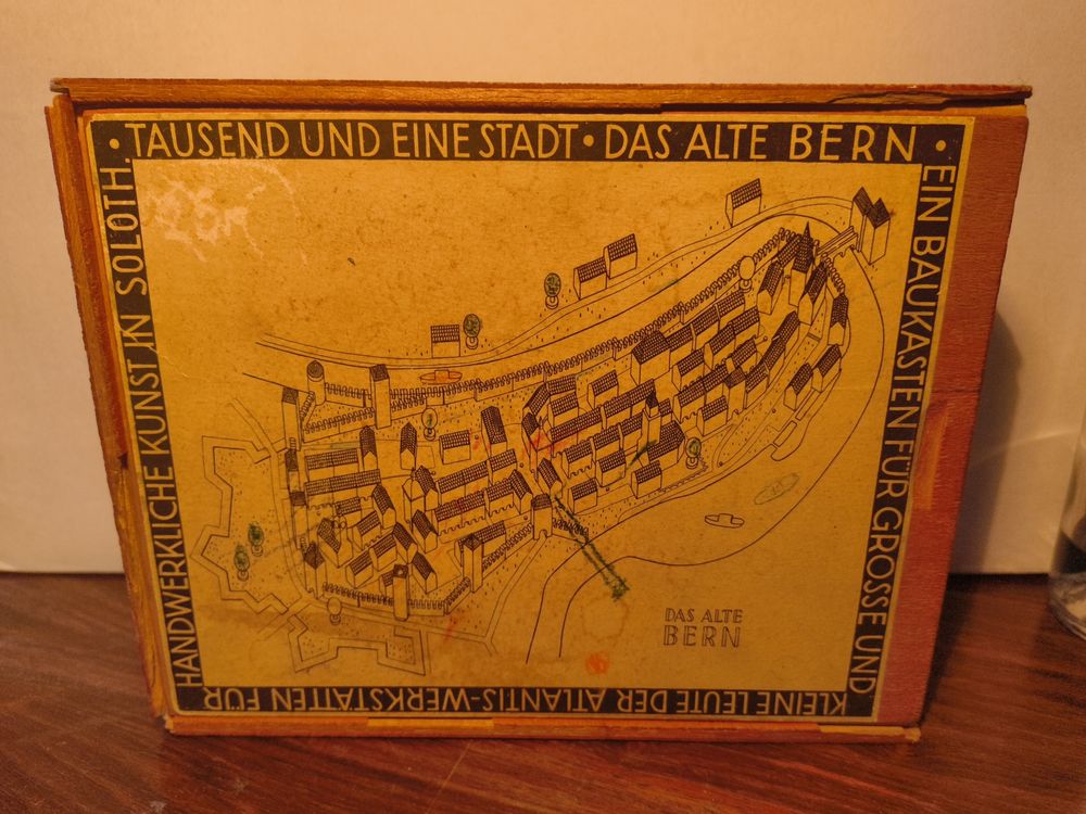 Das alte Bern Baukasten Holz 1947 Atlantis Werkstätten Solo (Gebraucht) in stettlen für CHF 170 ...
