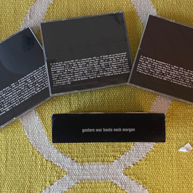 BÖHSE ONKELZ-3CD BOX SET BEST OF GESTERN WAR HEUTE NOCH MORG (Gebraucht ...