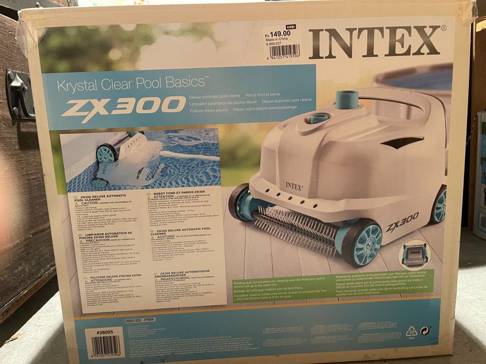 Intex Deluxe Poolroboter ZX300 (Gebraucht) in Neftenbach für CHF 100 ...