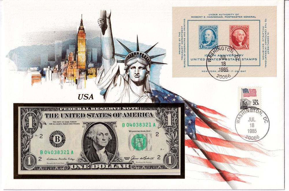 USA 1985 grosser , Banknotenbrief | Kaufen auf Ricardo