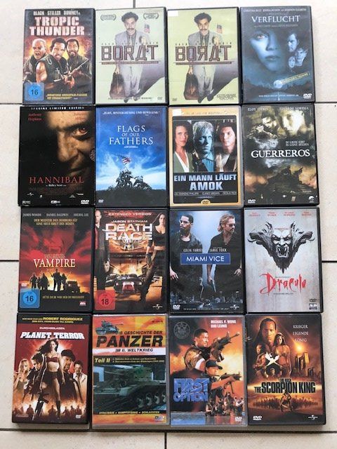 DVD und VHS Videokassetten (Sammlung) (Gebraucht) in Ebmatingen für CHF 5 – mit Lieferung auf ...