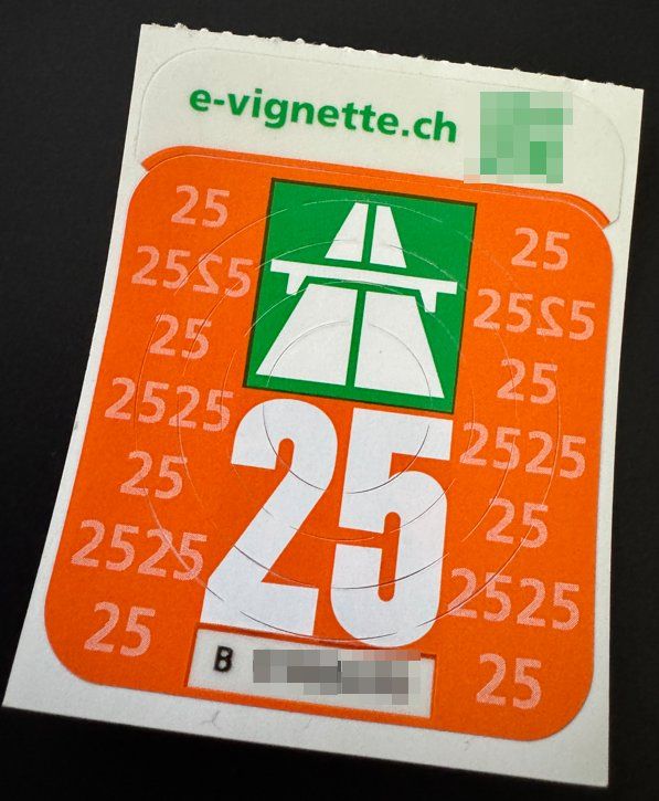Autobahnvignette 2025 - Vignette 25 (Neu und originalverpackt) in Wil ZH für CHF 37 – mit ...