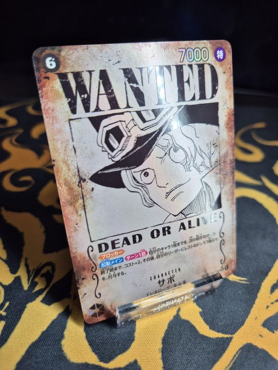 One Piece Card Sabo ☆SP☆ Wanted OP13-120 SEC☆ JP (Neu (gemäss ...