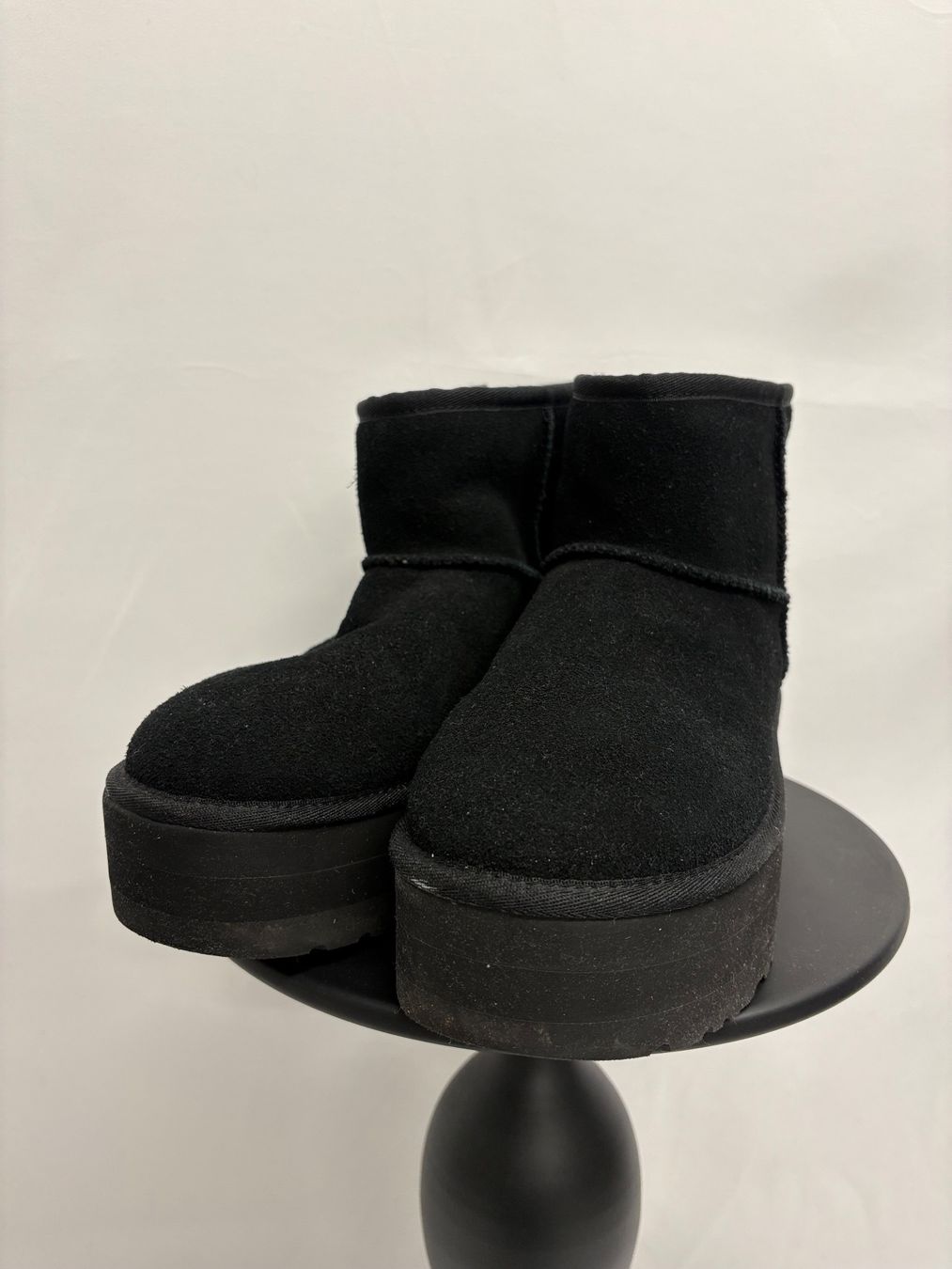 Ugg Classic Mini Platform Boots Schwarz Gr. 39 Wildleder (Neu (gemäss ...
