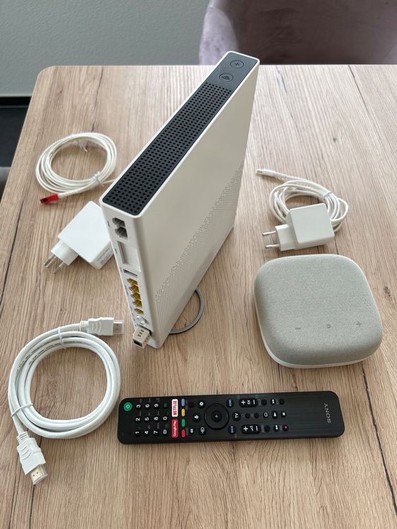 Swisscom Router Und Tv Box Inkl Zubehör Neu Gemäss Beschreibung In
