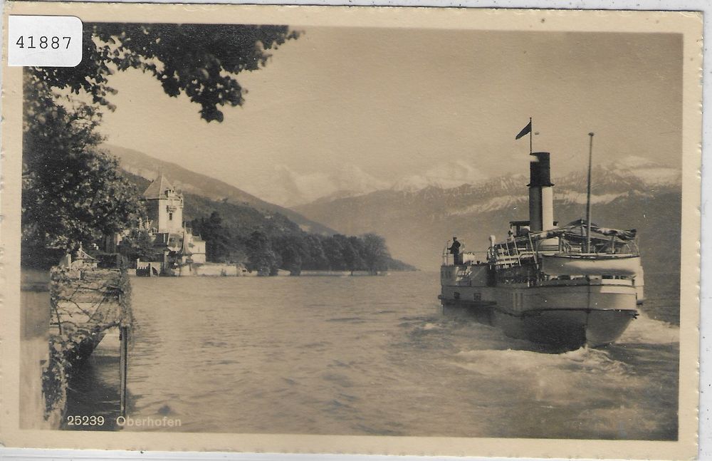 Oberhofen - Schloss mit Dampfschiff | Kaufen auf Ricardo
