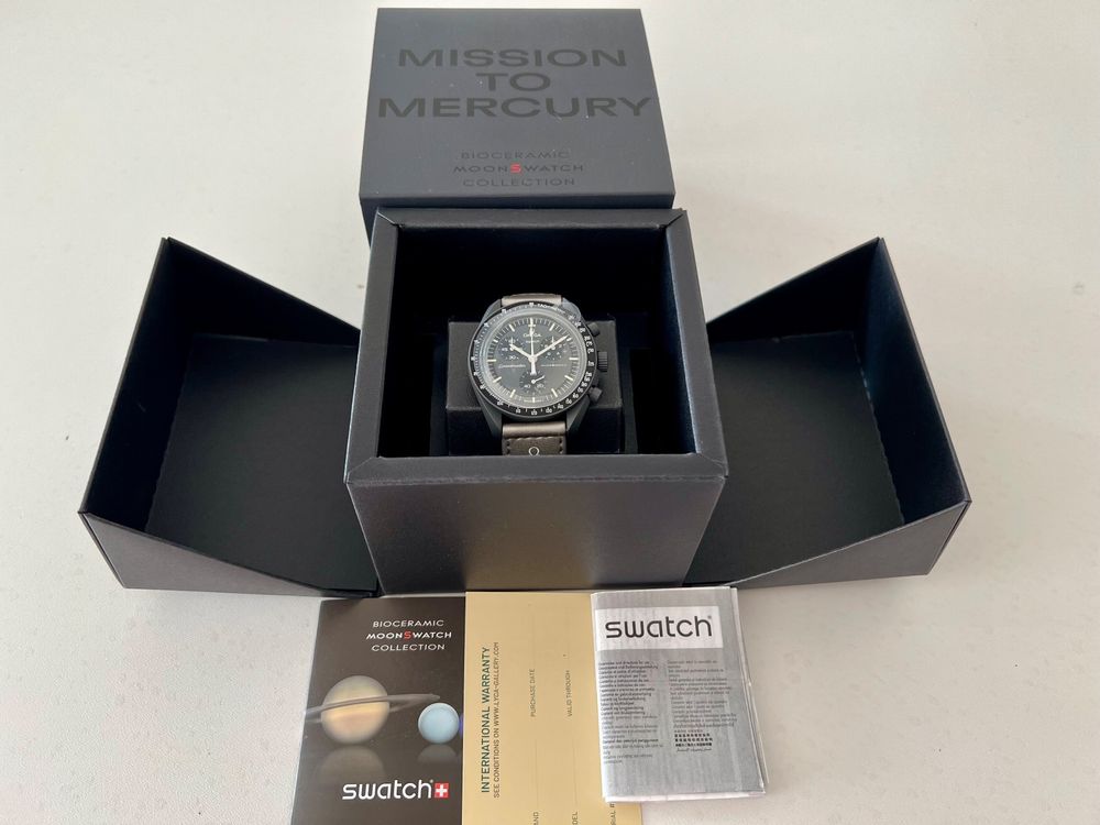OMEGA x SWATCH Mission to Mercury+NASA Baseball hat offered! (Neu und ...