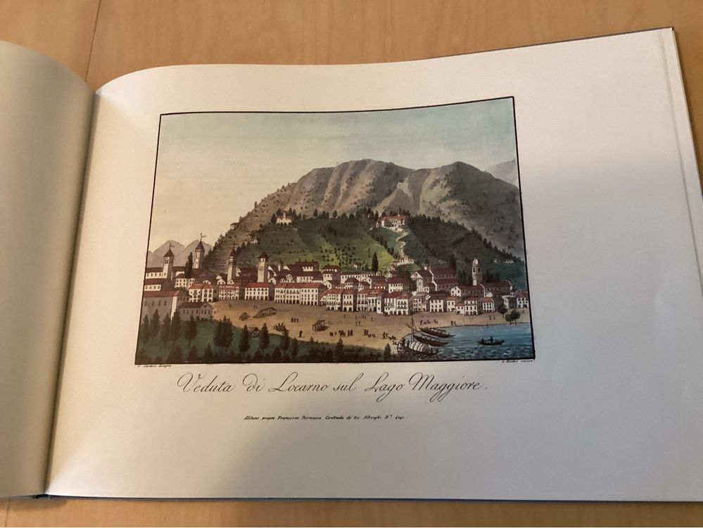 Vedute Lago di Lugano e Locarno, libro illustrato (Usato) a cassina d ...