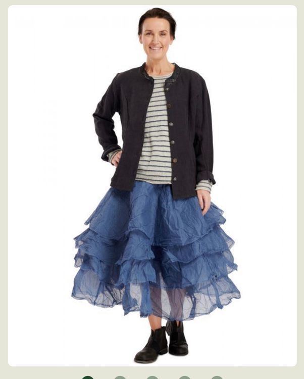 Ewa i Walla Tine Skirt, Blue, SS20 22947 Size XS (Neu und ...