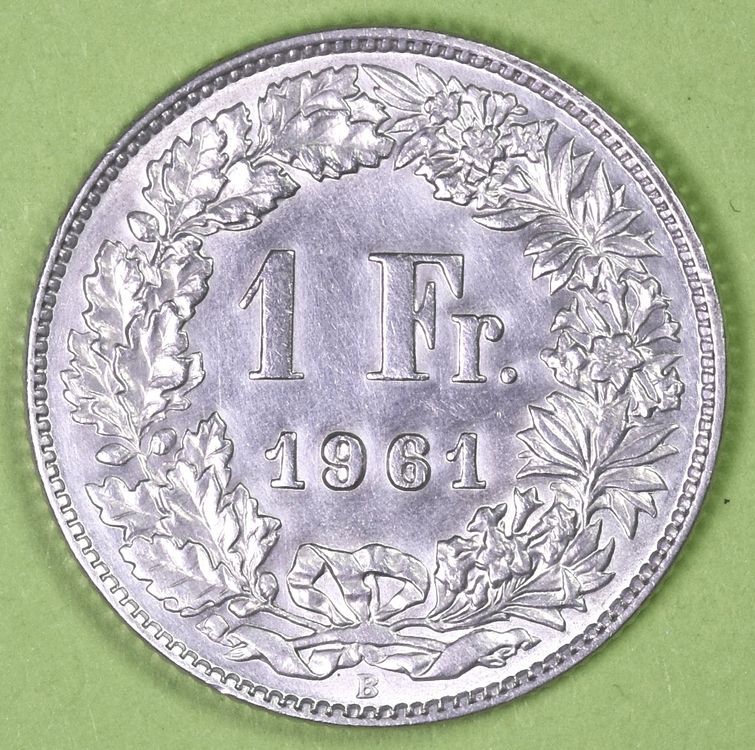 1961 / FR. 1.00 - MÜNZE, natürlich noch in SILBER | Kaufen auf Ricardo