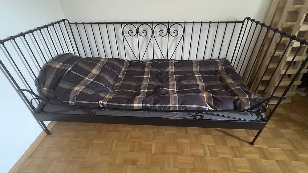 Ikea Bett Meldal / Metal / Einzelbett 90x200 (Gebraucht) in Sisseln für ...