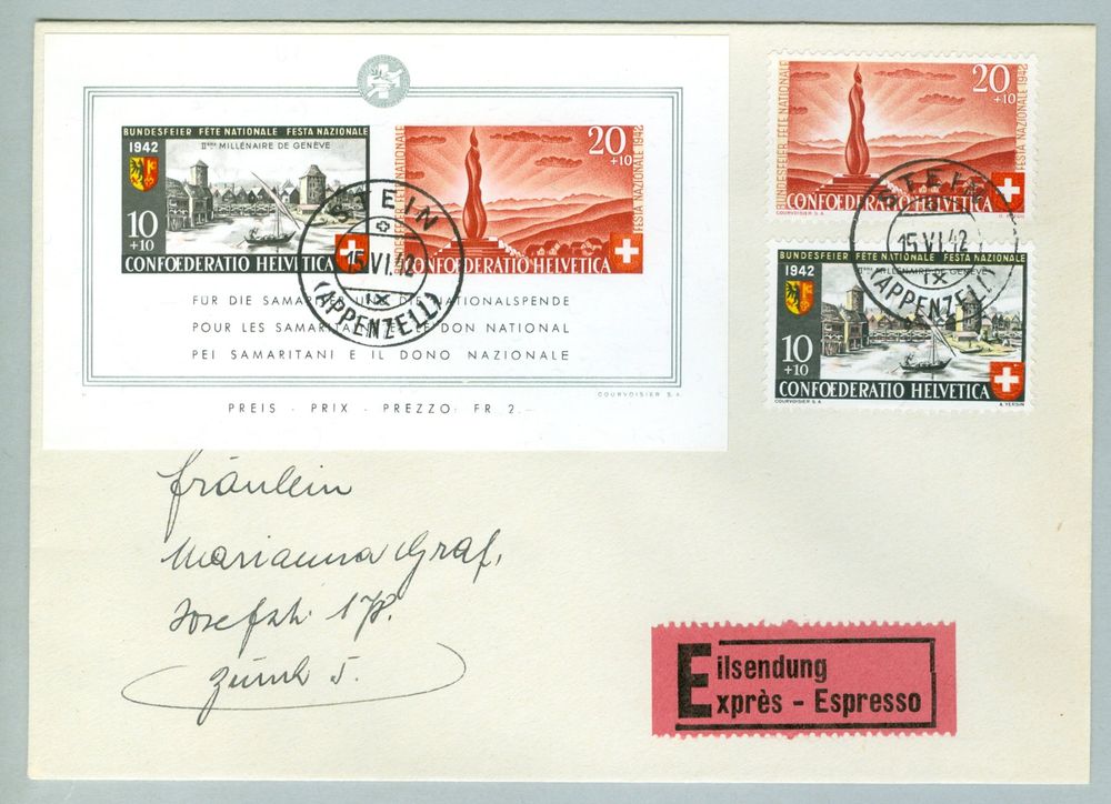 1942 Schweiz Pro Patria FDC | Kaufen auf Ricardo