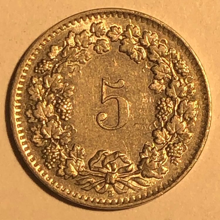 5 Rappen 1959 (Gebraucht) in Wettingen für CHF 1 – mit Lieferung auf Ricardo kaufen