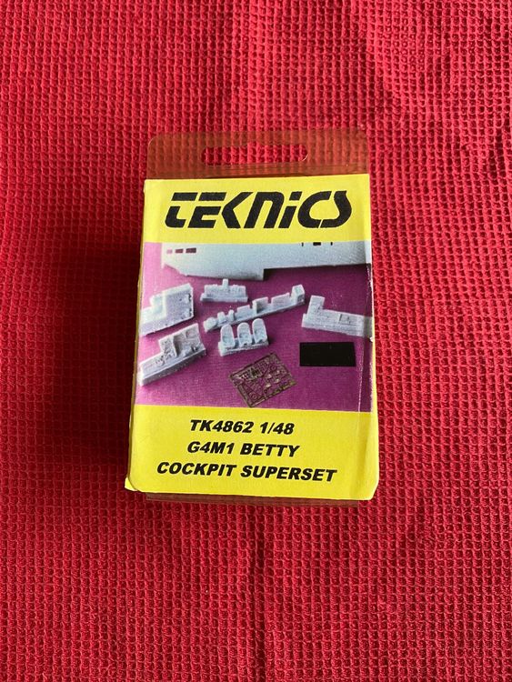 1/48 G4M1 BETTY COCKPIT SUPER SET FÜR TAMIYA (Neu und originalverpackt ...