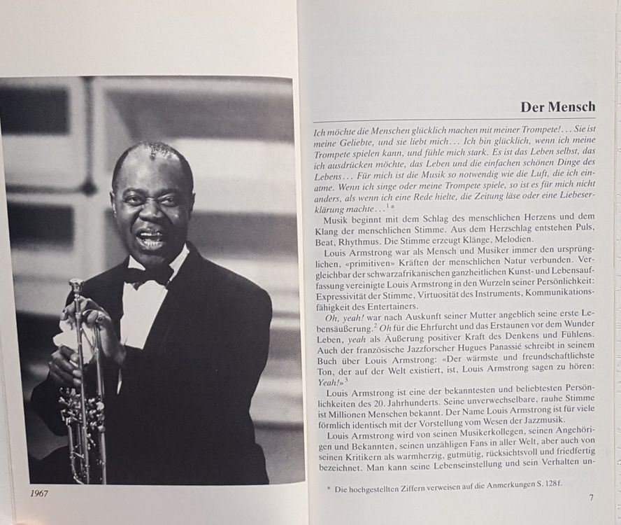 Louis Armstrong (neuwertige 150-seitige Biographie) | Kaufen auf Ricardo