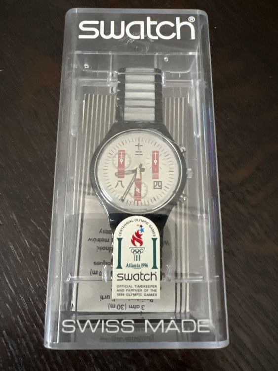 Swatch Chrono (SCM113A / SCM113B) Redbanner | Kaufen auf Ricardo