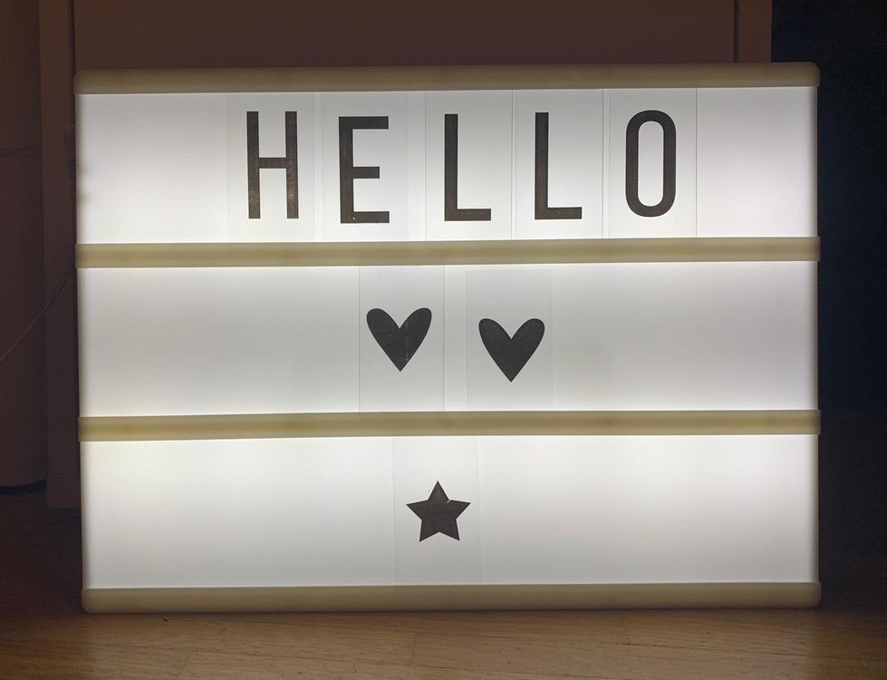 LED Letter Light Box | Kaufen auf Ricardo