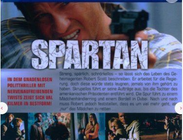 Spartan (2004) DVD mit Val Kilmer T7 (Gebraucht) in Sessa für CHF 1 – mit Lieferung auf Ricardo ...