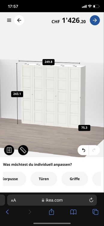 Ikea Pax Schrank Masse