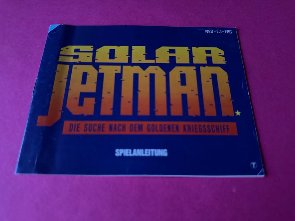 ANLEITUNG FÜR SOLAR JETMAN NINTENDO NES | Kaufen auf Ricardo