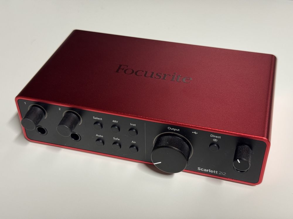 Focusrite Scarlett 2i2 4th gen. (Gebraucht) in Pailly für CHF 85 – mit Lieferung auf Ricardo kaufen