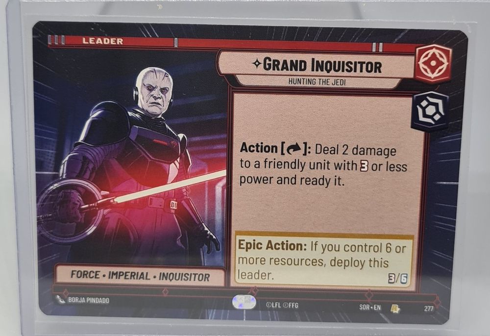 Star Wars Unlimited Hyperspace Grand Inquisitor SOR 277 | Kaufen auf ...