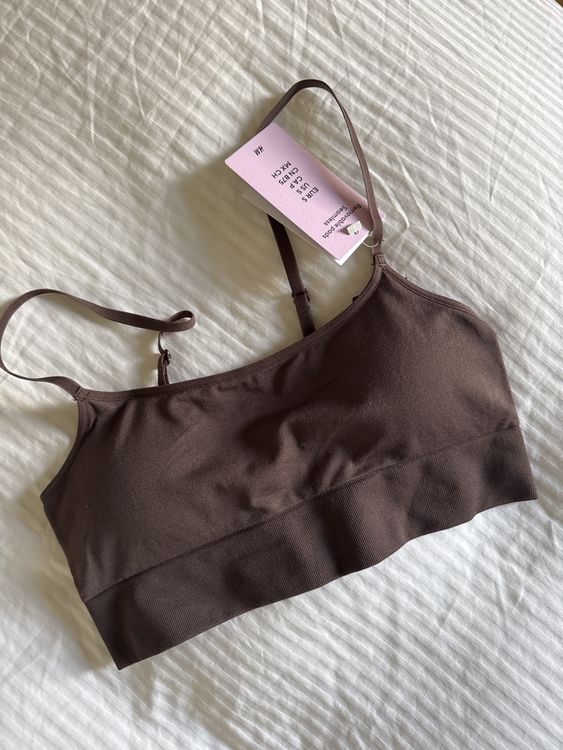 Neuer, bequemer H&M BH in Schokobraun, Grösse S (Neu (gemäss ...