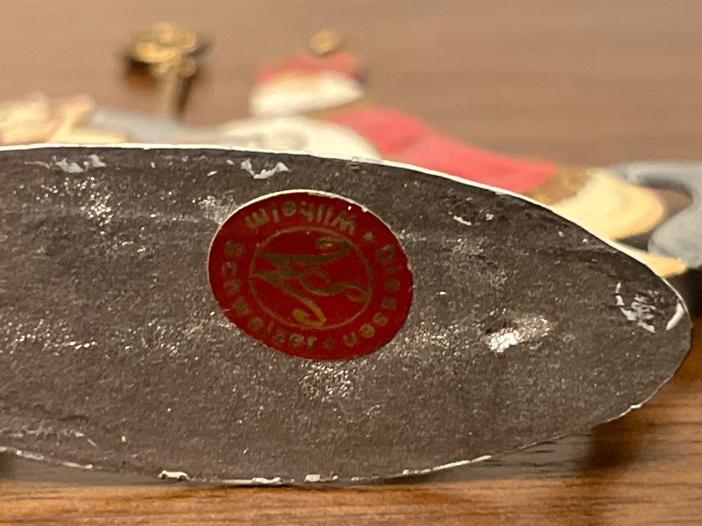 Wilhelm Schweizer - St.Nikolaus zu Roß zum Stellen, Zinn (Gebraucht) in ...