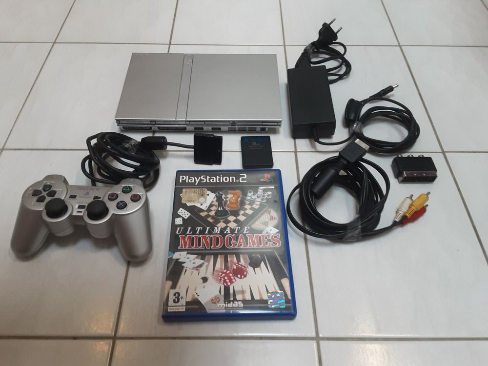 Playstation 2 Slim Silver (Gebraucht) in Ligornetto für CHF 59 – mit Lieferung auf Ricardo kaufen
